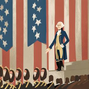 What was the message in George Washington's farewell address? - eNotes.com
